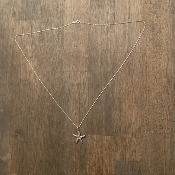 Jewelry | Sterling Silver Starfish Pendant And Chain | Poshmark